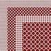 Digital Maroon and White Paper, Printable Paper, Maroon Patterns ...