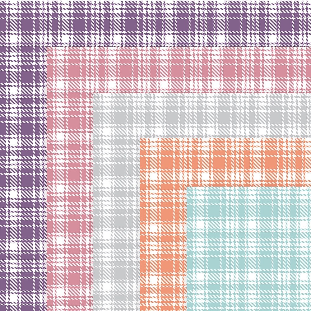 Homespun Plaids Digital Paper Plaid Backgrounds Printable - Etsy