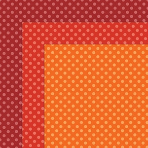 Fall Polka Dot Paper, Autumn Polka Dot Paper, Digital Scrapbook Paper ...