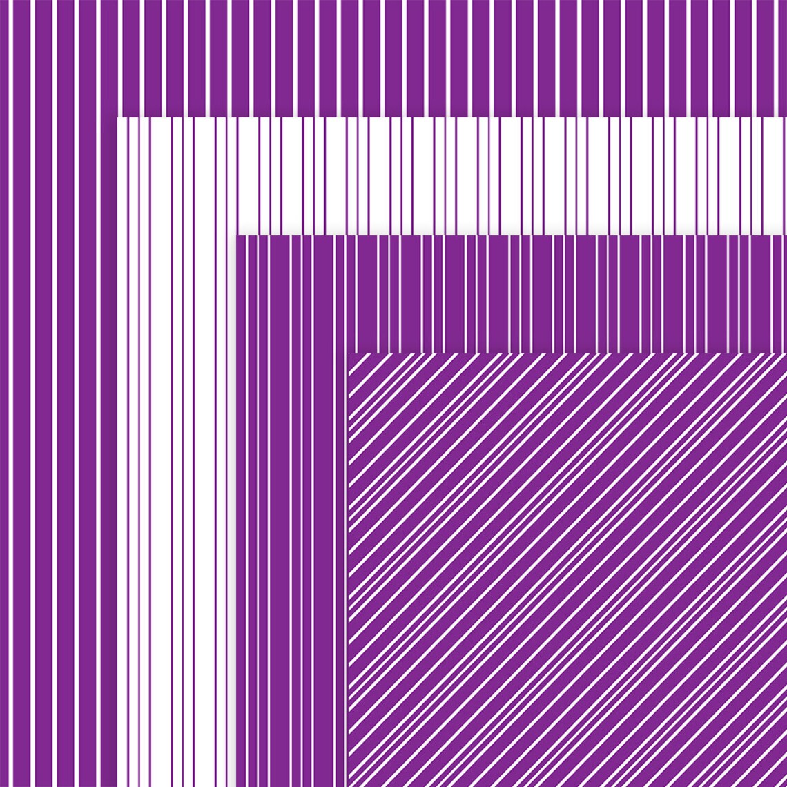 Purple & White Digital Papers Purple Patterns Printable | Etsy