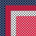 Patriotic 4th of July Digital Paper, Independence Day Digital Paper ...