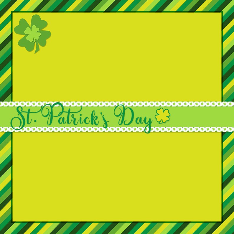 St. Patrick's Day Digital Papers Shamrock Patterns Irish - Etsy