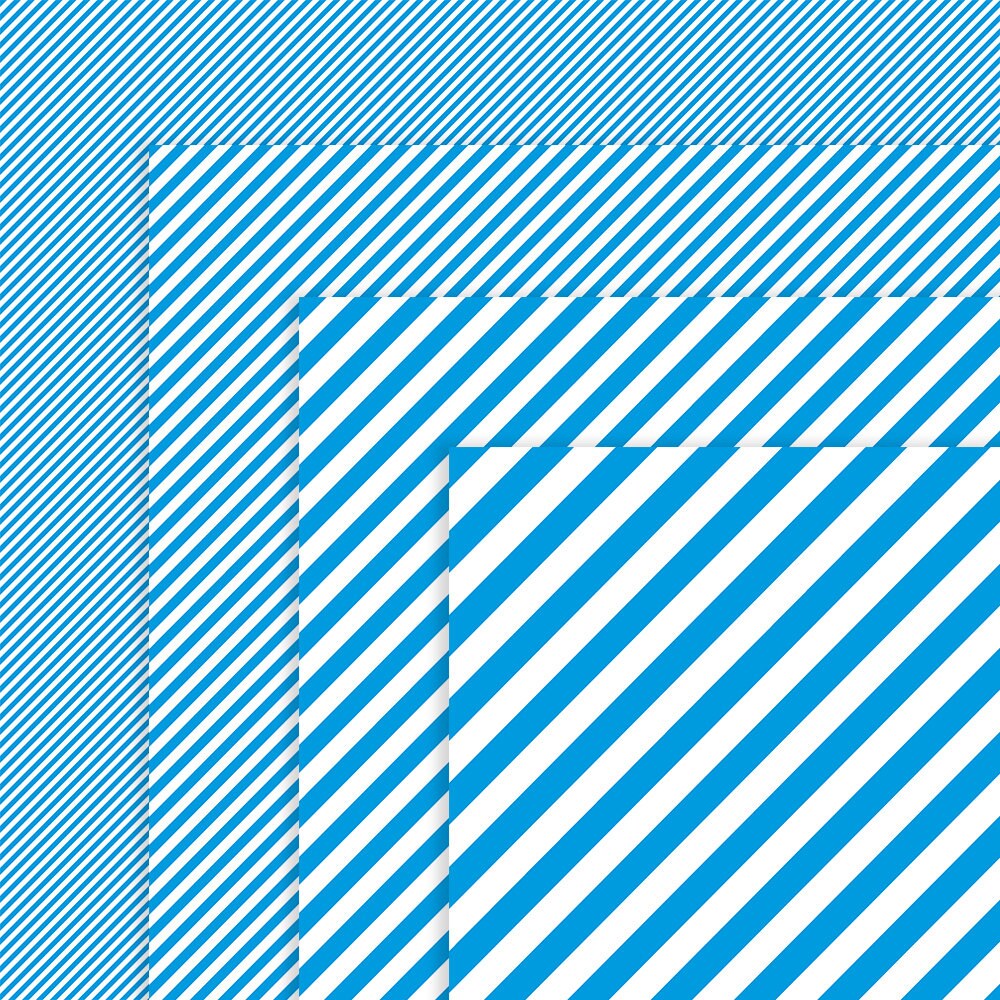 Blue & White Digital Striped Paper Blue Stripes Striped | Etsy