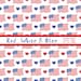 Red White & Blue Digital Paper, Patriotic Paper, Independence Day, July ...