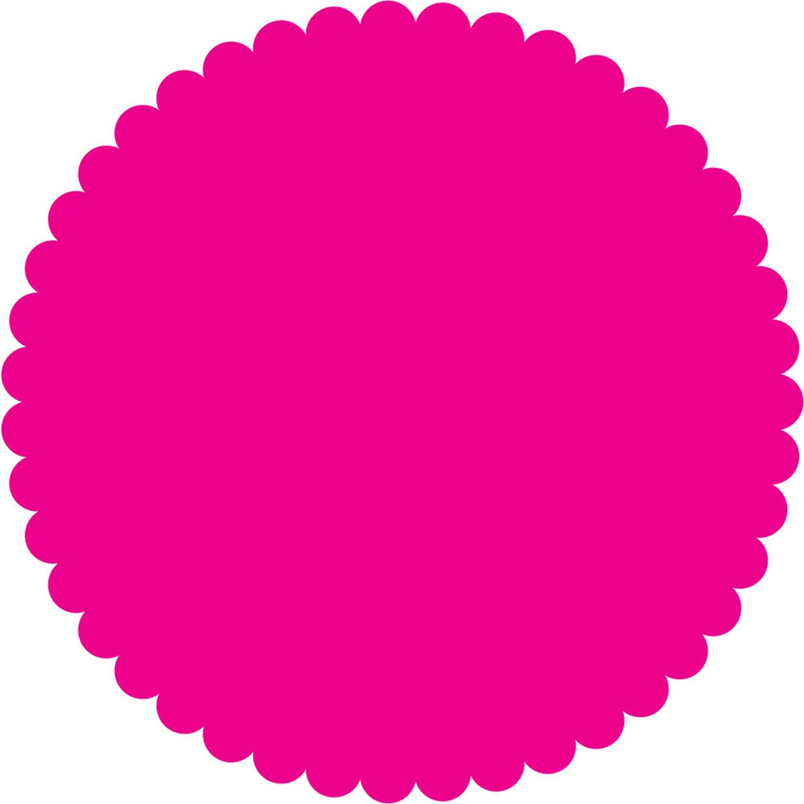 26 Scalloped Circle Digital Clip Art, Scalloped Tags, Digital Circles ...