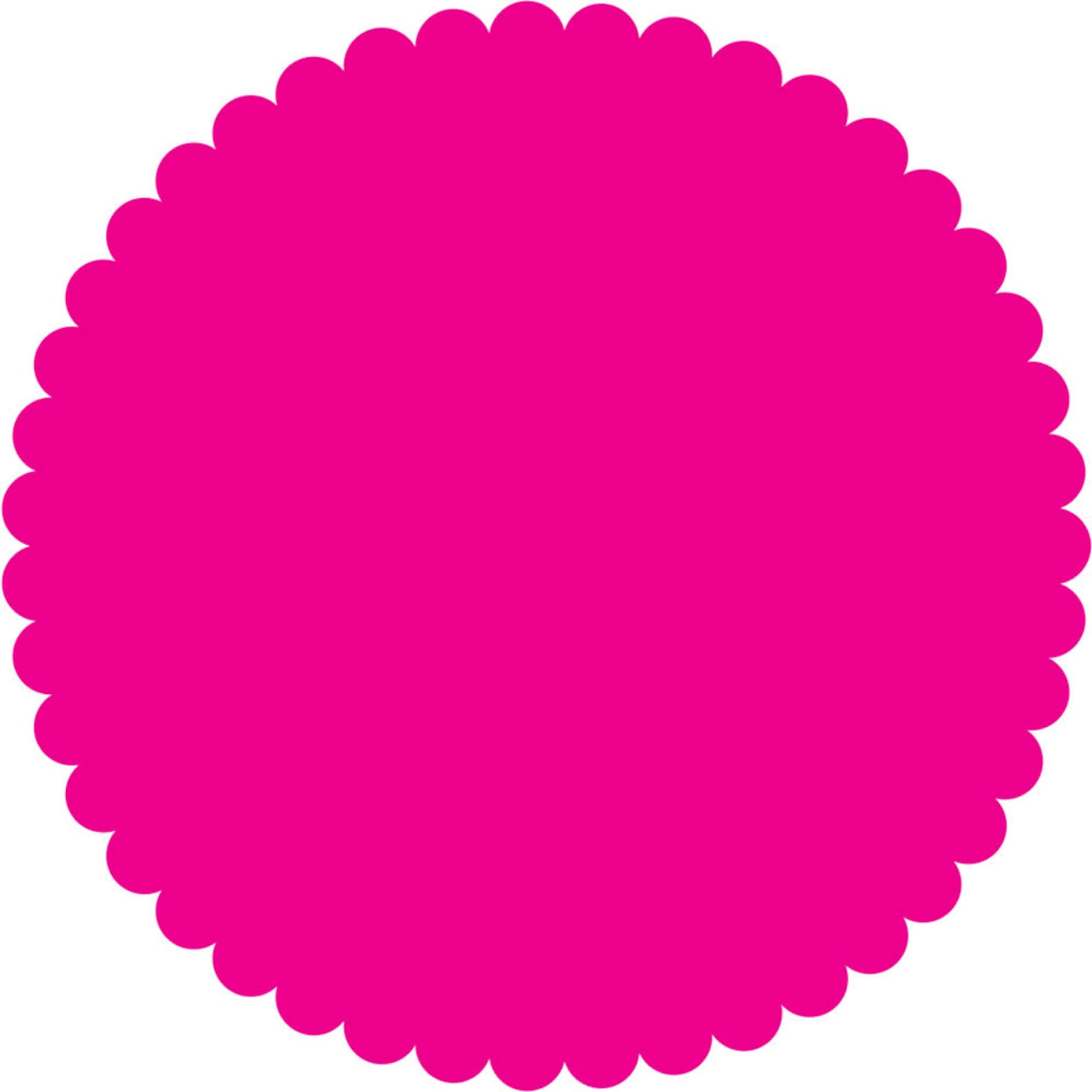 26 Scalloped Circle Digital Clip Art Scalloped Tags Digital | Etsy