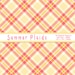 Summer Plaids Digital Paper, Plaid Background Paper, Printable Plaids ...