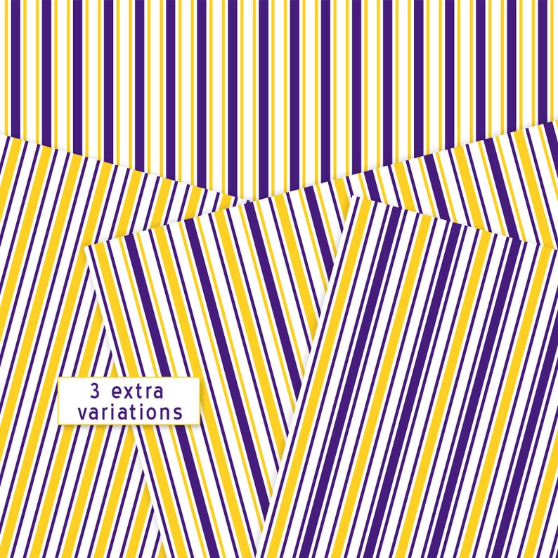 Purple & Gold Digital Papers, School Colors, Printable Digital ...