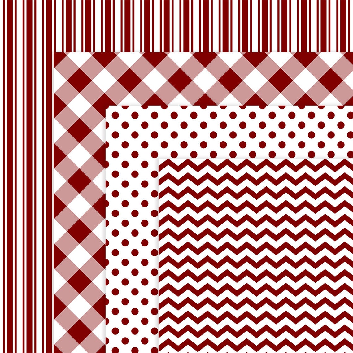 Digital Maroon and White Paper Printable Paper Maroon - Etsy