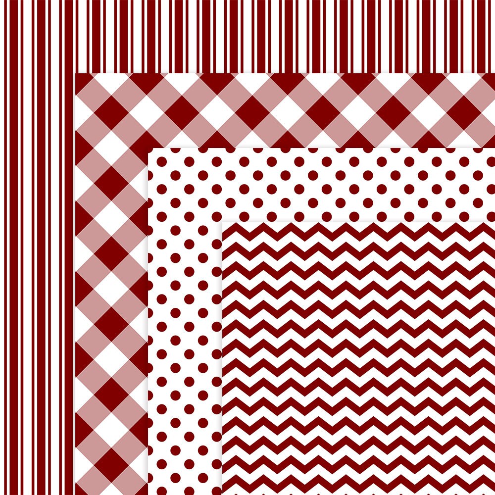 Digital Maroon and White Paper Printable Paper Maroon - Etsy
