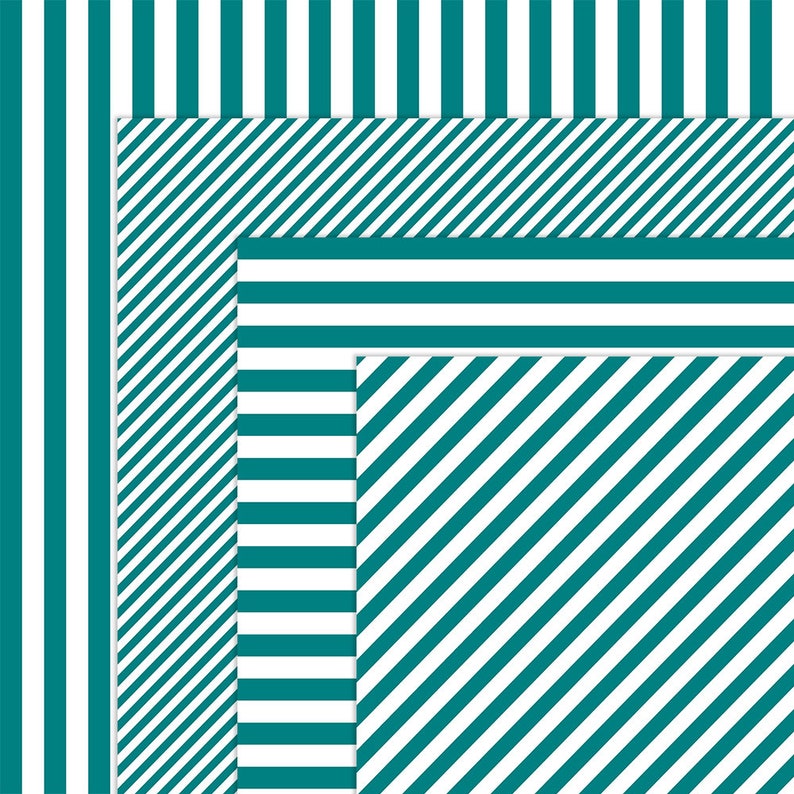 Teal Basics Digital Paper, Teal Digital Backgrounds, Teal Printable ...