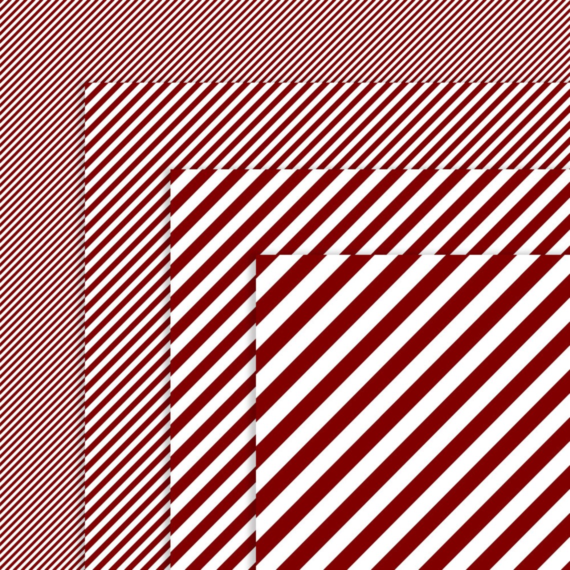 Digital Maroon Striped Papers, Maroon Backgrounds, Scrapbook Paper ...