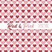 Red and Pink Digital Paper Valentine Background Papers Heart - Etsy
