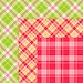 Summer Plaids Digital Paper, Plaid Background Paper, Printable Plaids ...