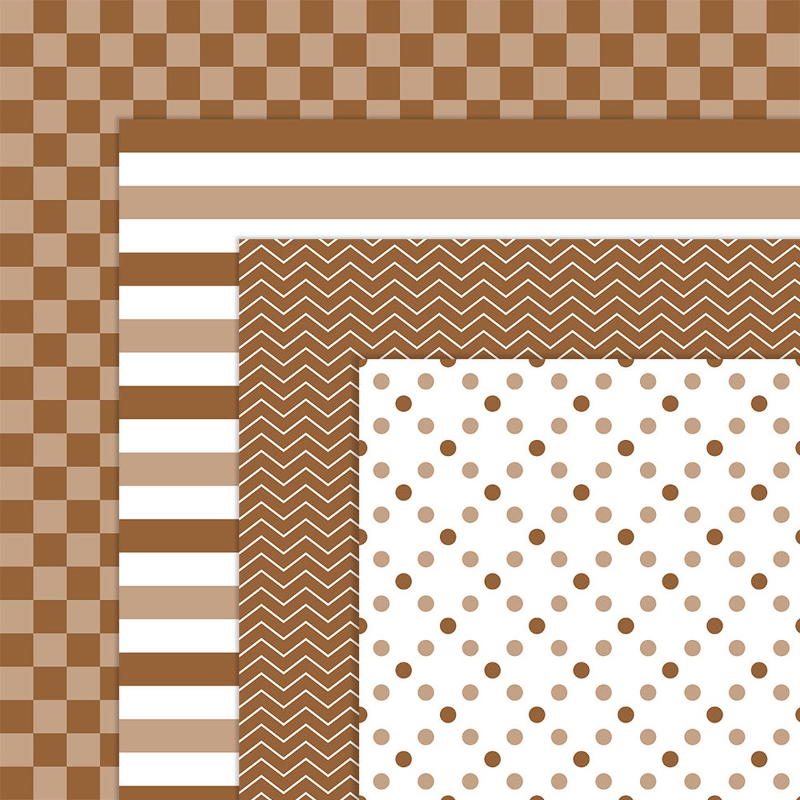 Chocolate Basics Digital Paper Chocolate Digital Backgrounds | Etsy