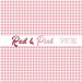 Red and Pink Digital Paper Valentine Background Papers Heart - Etsy