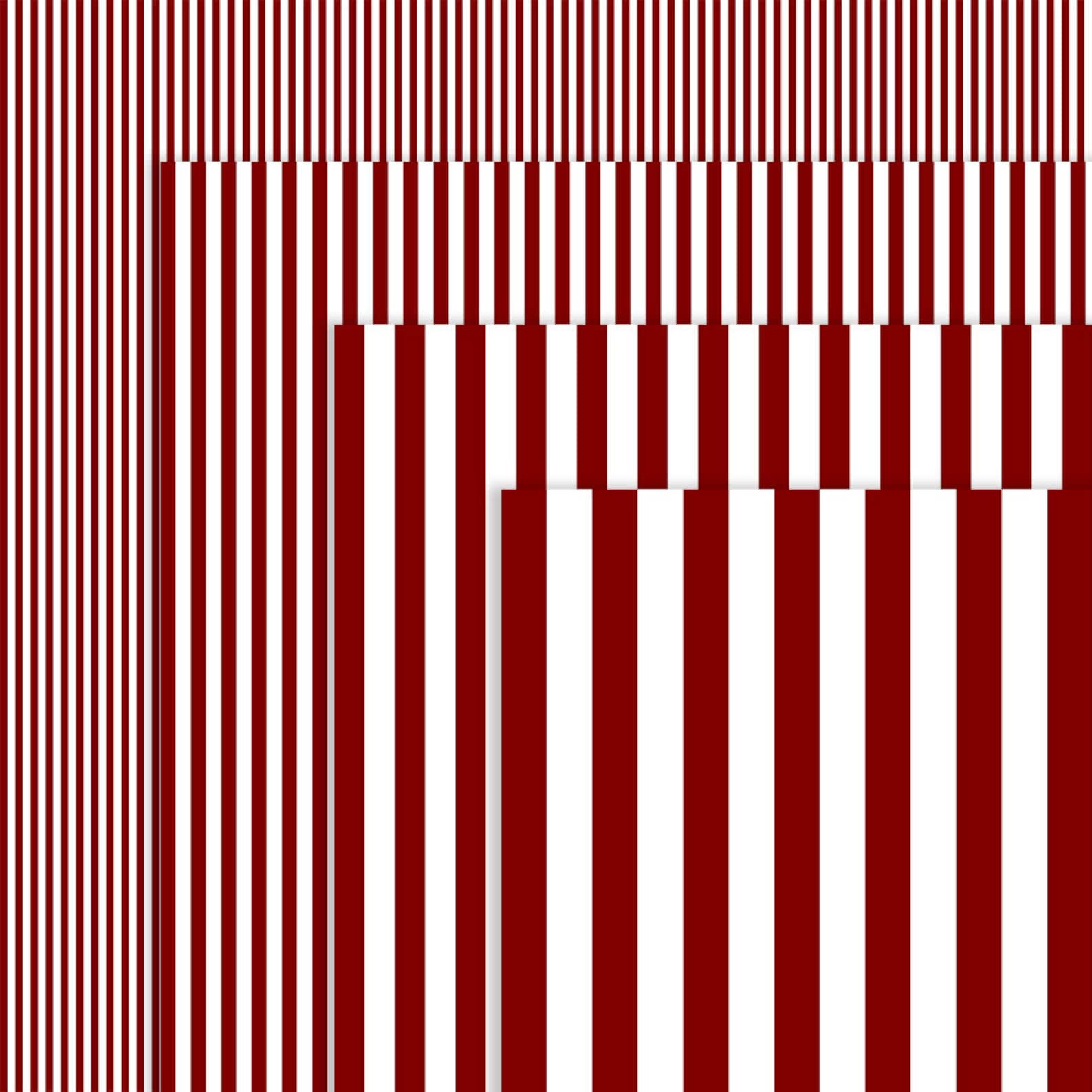 Digital Maroon Striped Papers Maroon Backgrounds Scrapbook - Etsy