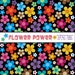 Flower Power Digital Paper, Flower Clipart, Floral Backgrounds, Flower ...