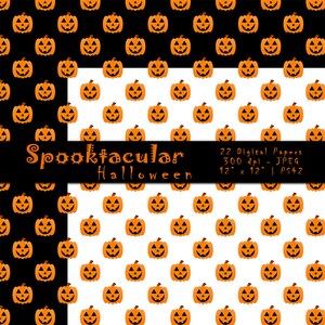 Halloween Paper, Digital Halloween, Orange and Black Paper, Purple ...