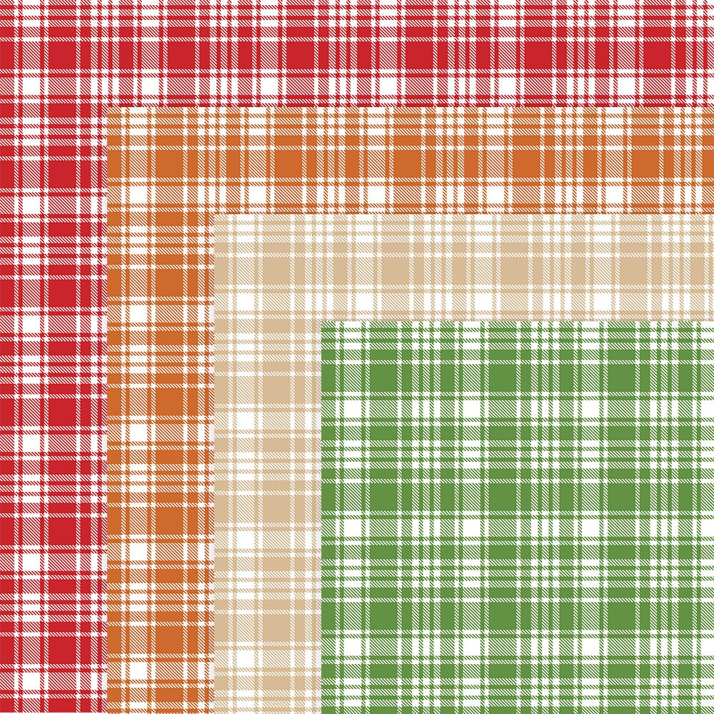 Homespun Plaids, Digital Paper, Plaid Backgrounds, Printable Homespun ...