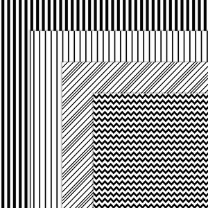 Black & White Patterned Paper, Digital Scrapbook Papers, Geometric ...