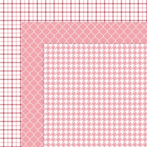 Red and Pink Digital Paper, Valentine Background Papers, Heart Papers ...