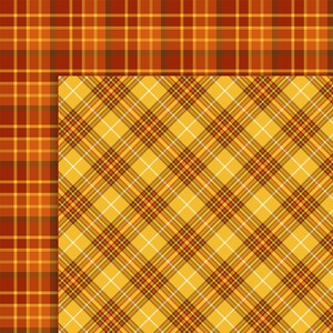 Autumn Plaids Digital Paper, Fall Digital Papers, Autumn Backgrounds ...