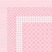 Pink Digital Baby Shower Papers, Baby Pink & White, Baby Girl Patterned ...