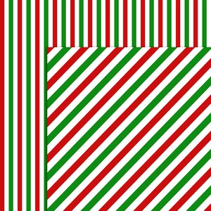 Red and Green Digital Paper, Christmas Scrapbook Paper, Printable Paper ...