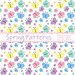Spring Patterns, Digital Paper, Heart Papers, Butterfly Pattern ...