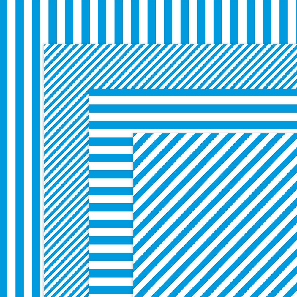 Digital Blue and White Paper Blue Scrapbook Paper Printable - Etsy