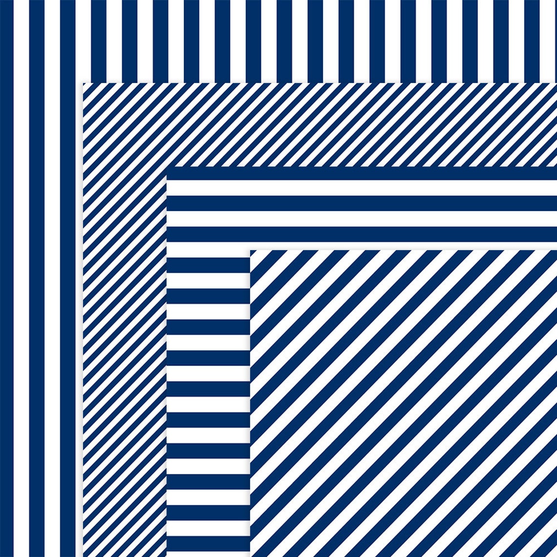 Navy & White Digital Papers, Digital Scrapbook Paper, Patterned Papers ...