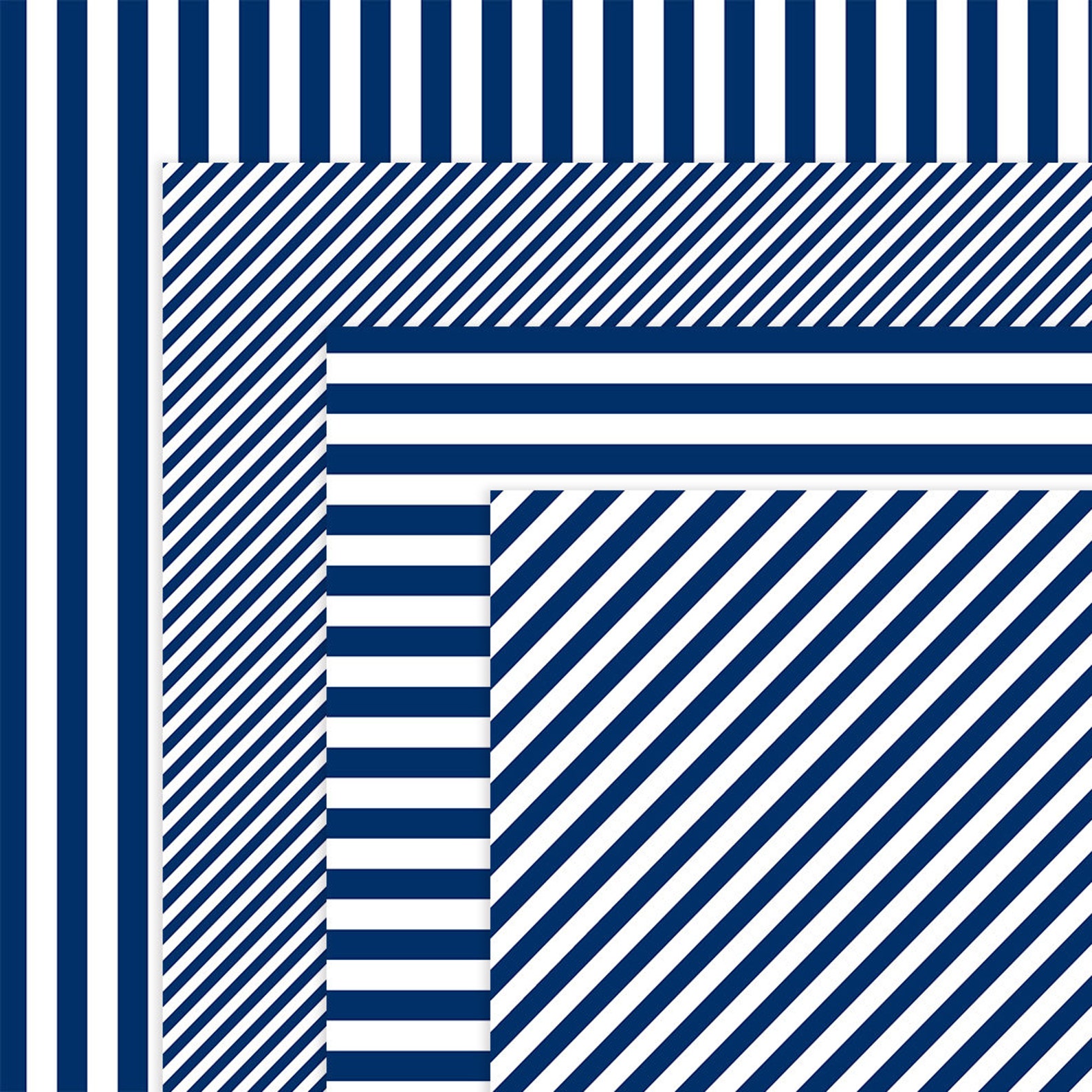 Navy & White Digital Papers, Digital Scrapbook Paper, Patterned Papers ...