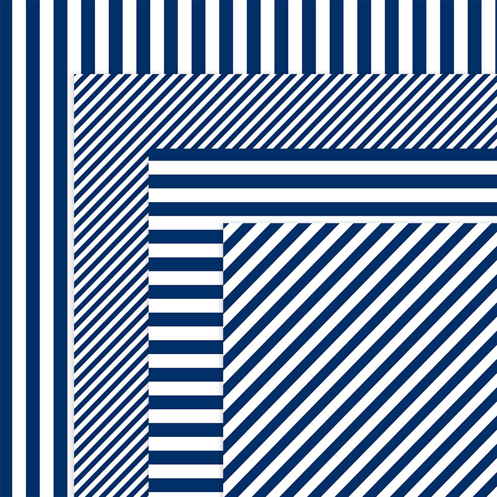 Navy & White Digital Papers, Digital Scrapbook Paper, Patterned Papers ...