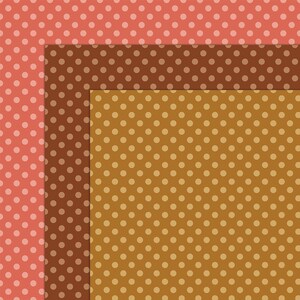 Fall Polka Dot Paper, Autumn Polka Dot Paper, Digital Scrapbook Paper ...