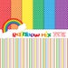 Rainbow Mix Digital Papers, Rainbow Clipart, Digital Rainbow ...