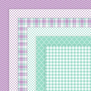 Spring Patterns, Digital Paper, Heart Papers, Butterfly Pattern ...