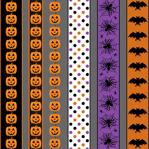 Halloween Borders Clipart, Digital Borders Clipart, Scrapbook Clipart ...