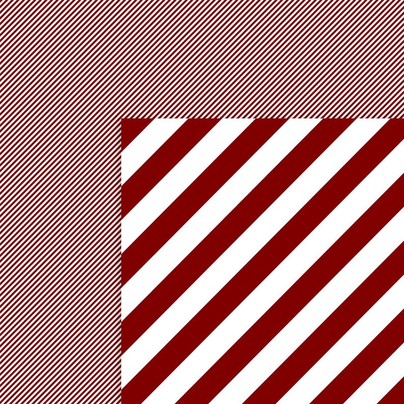 Digital Maroon Striped Papers Maroon Backgrounds Scrapbook - Etsy