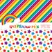 Rainbow Mix Digital Papers, Rainbow Clipart, Digital Rainbow ...