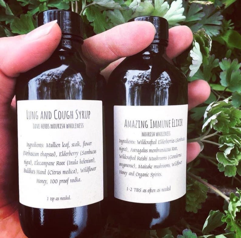 Lung & Cough Syrup - Etsy