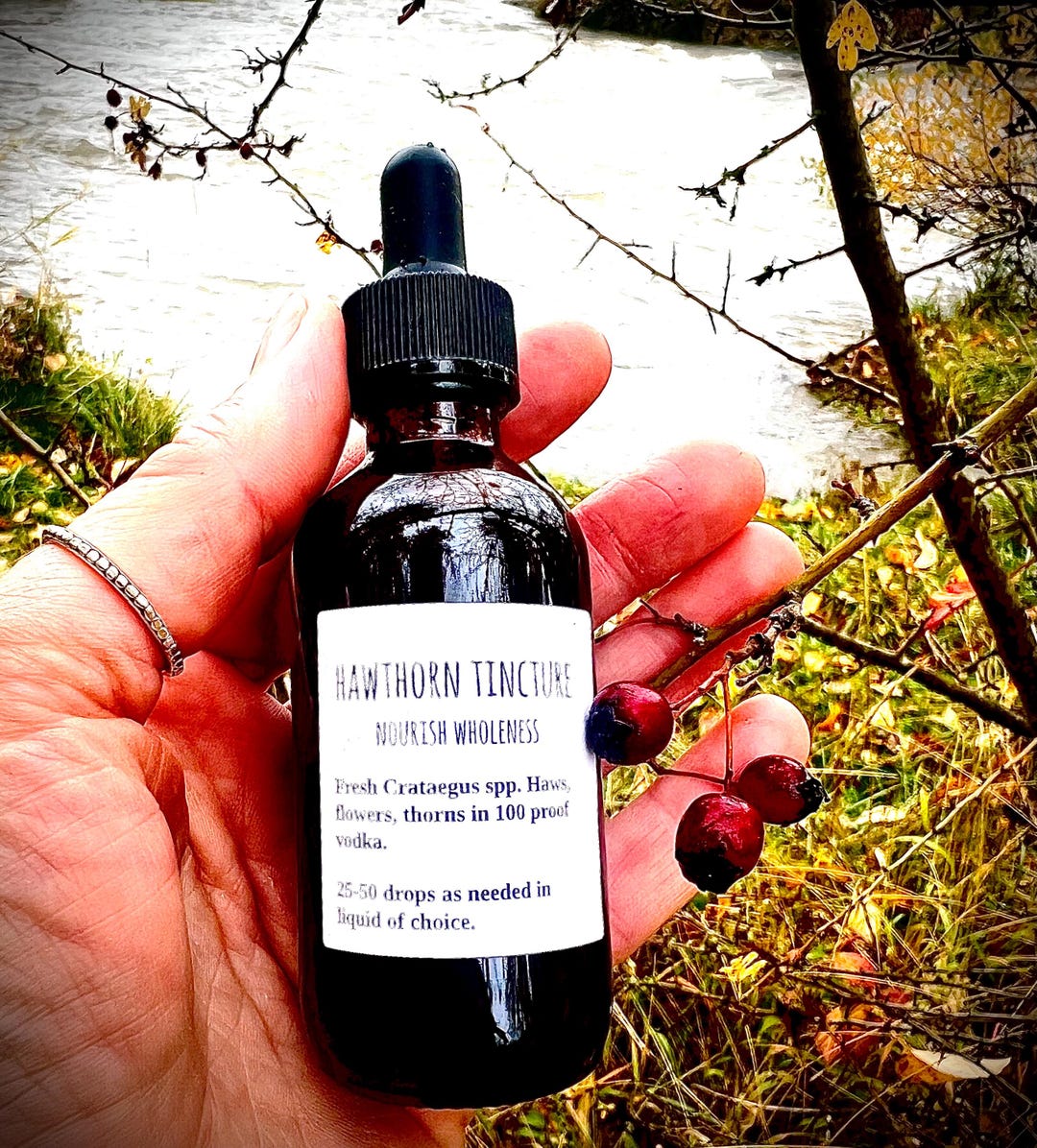 Hawthorn Haw Flower Thorn Tincture - Etsy