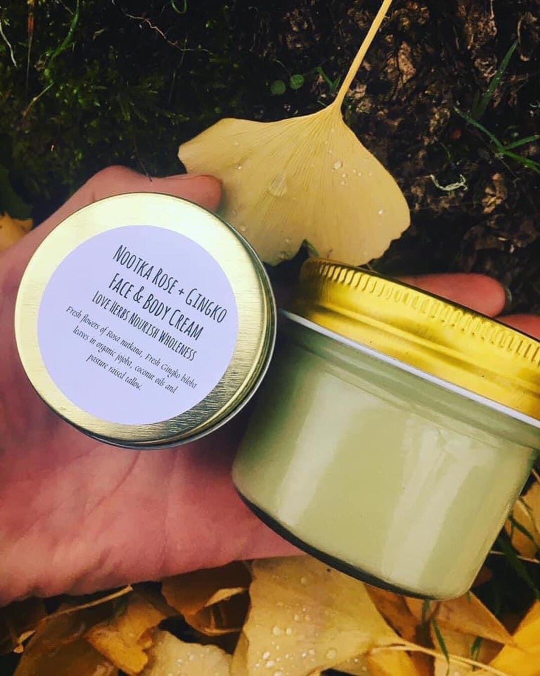 Nootka Rose + Ginkgo Face & Body Cream - Etsy