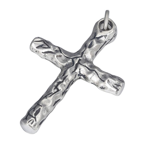 Silver Cross Necklace for Men - Etsy