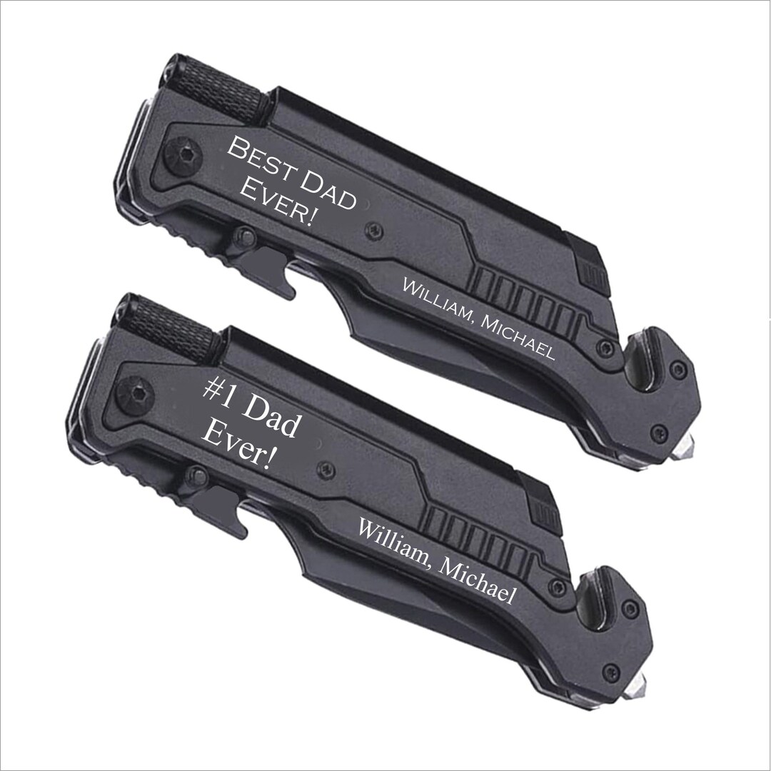 Personalized Multiple Tool Pocket Knife, Custom Engraved 6 in One Led ...