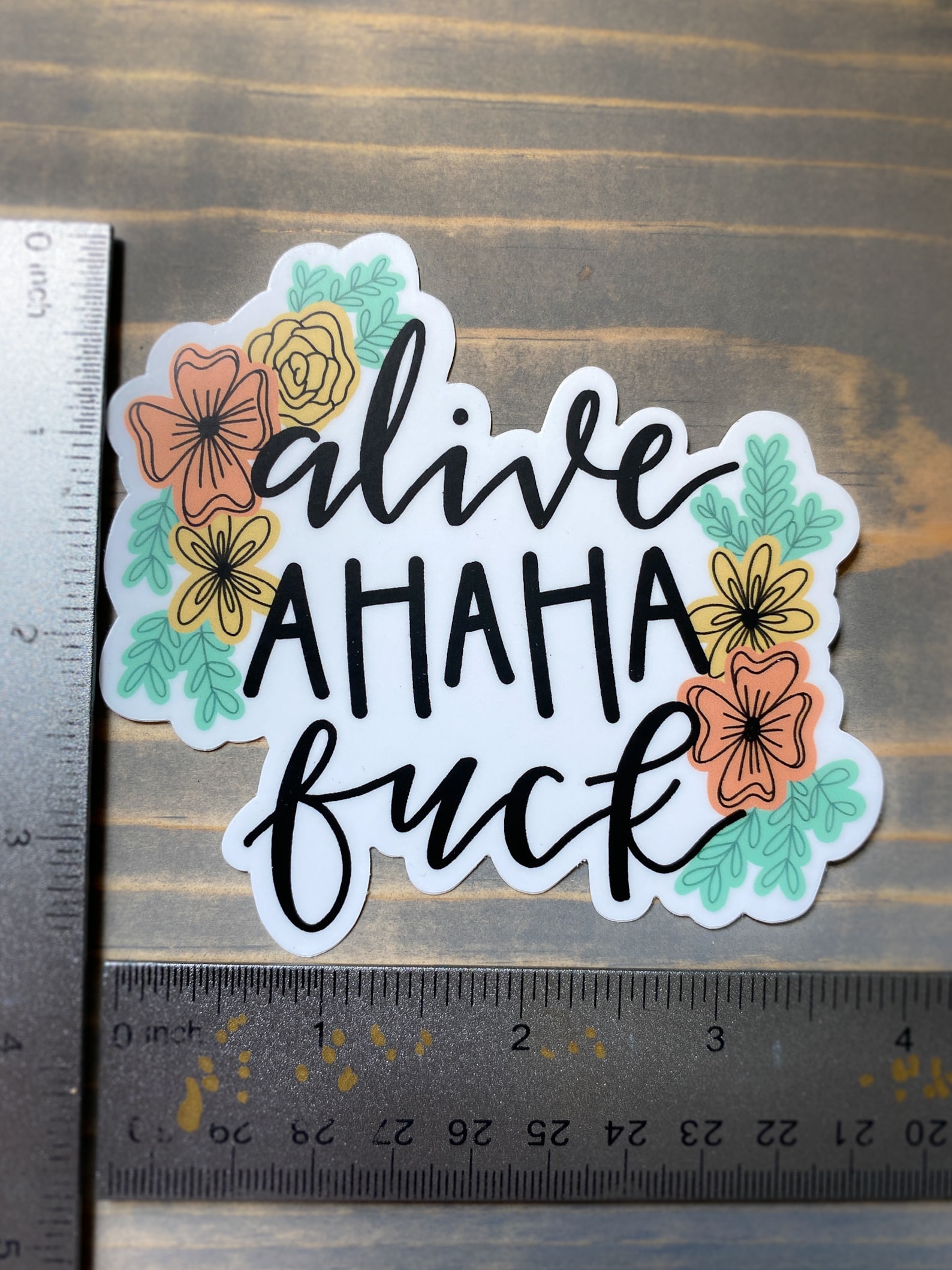 Alive Aha STICKER Alive Ahaha Friend Gift Sticker - Etsy