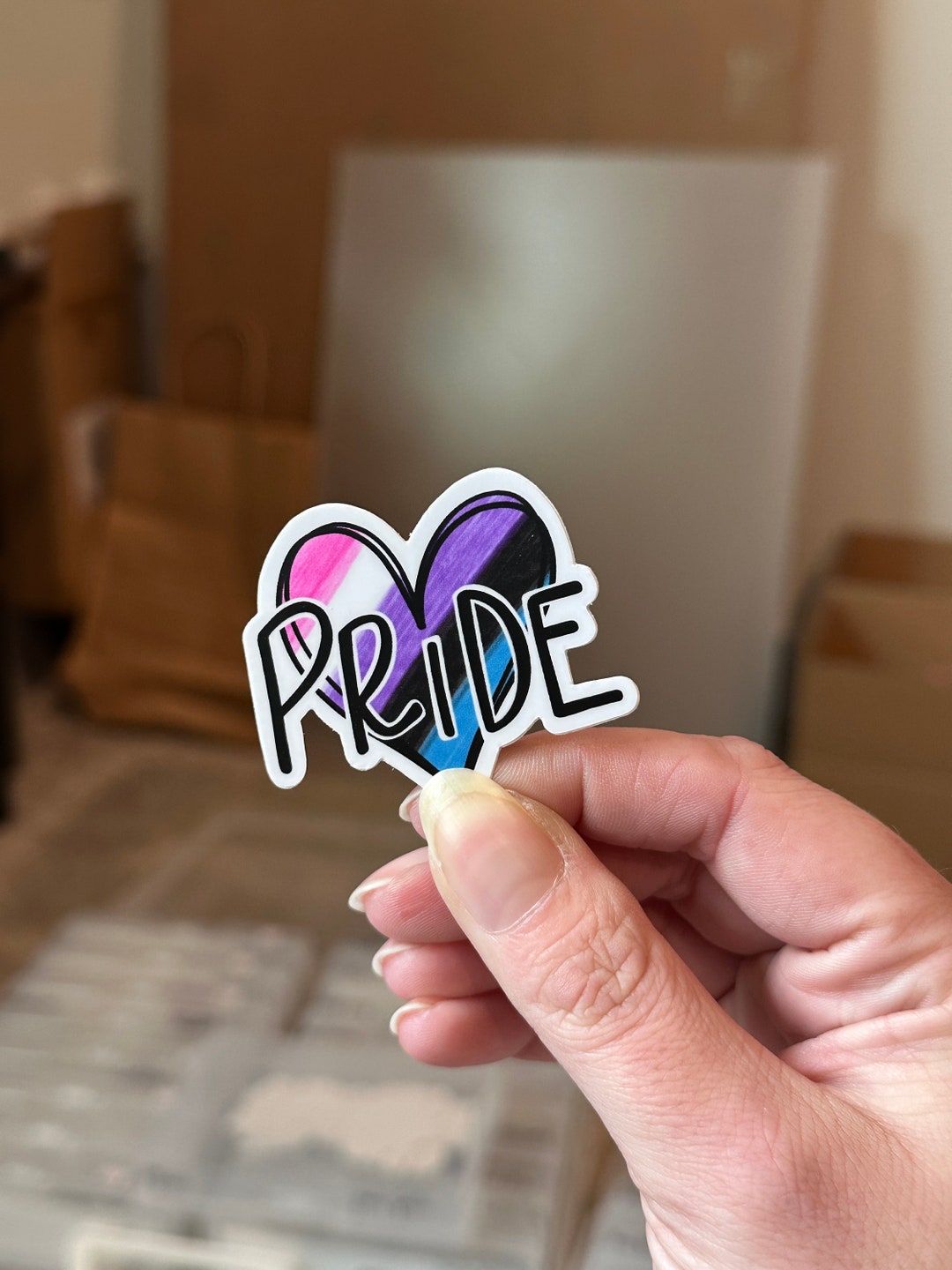 STICKER, Genderfluid, Gender Fluid, Friend Gift, Lucky Shadow Shop ...