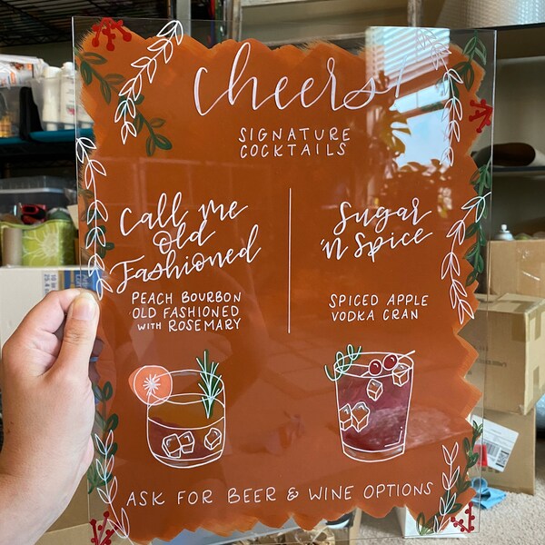 Wedding Sign Hand Painted - Etsy