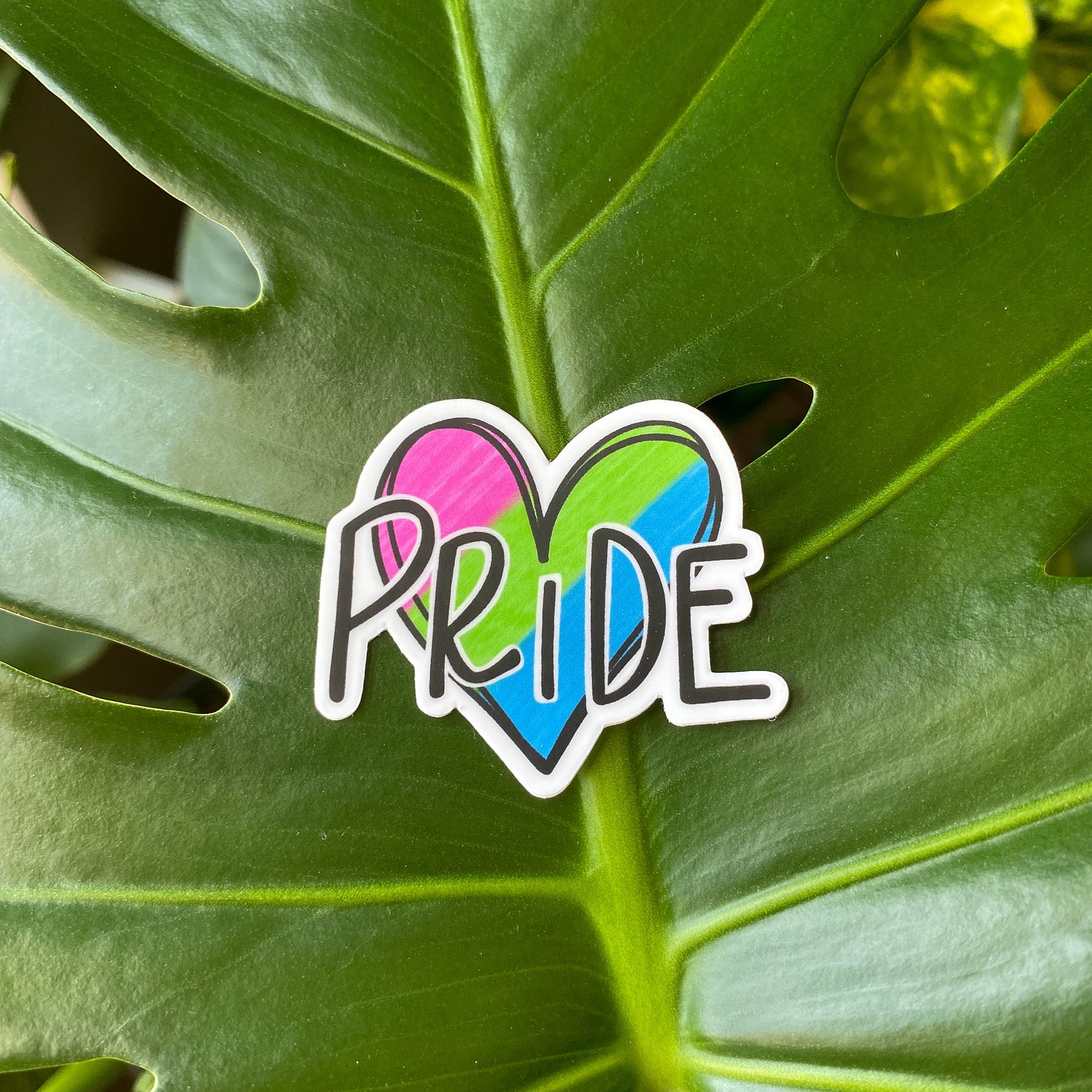 STICKER Poly Pride Polysexual Pride Sticker Pride Art - Etsy