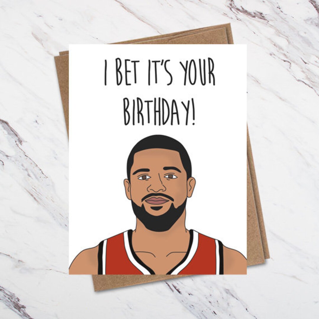 Toronto Raptors Birthday Card, Fred Van Vleet Birthday Card - Etsy
